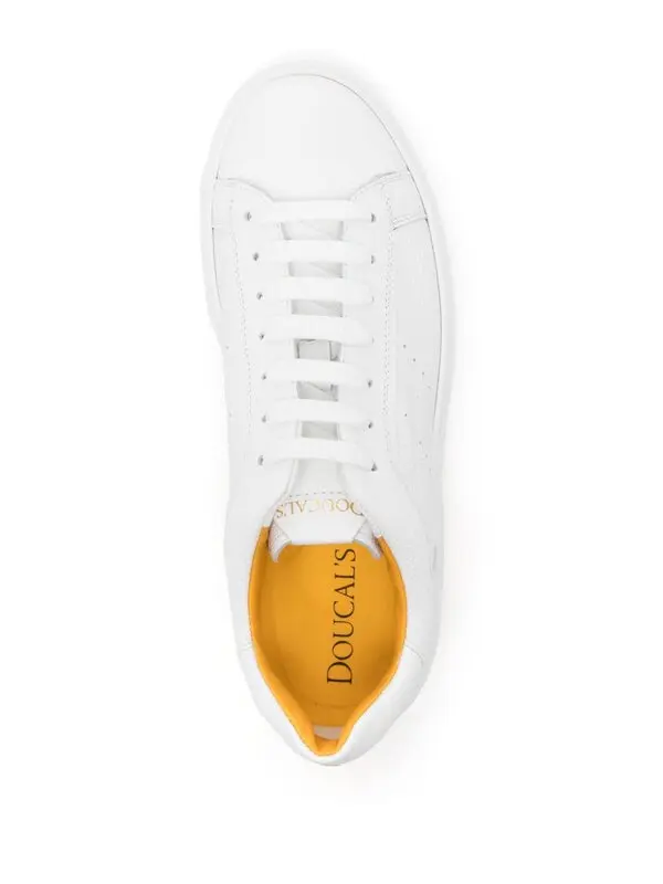 DOUCAL'S Flatform Leather Sneakers