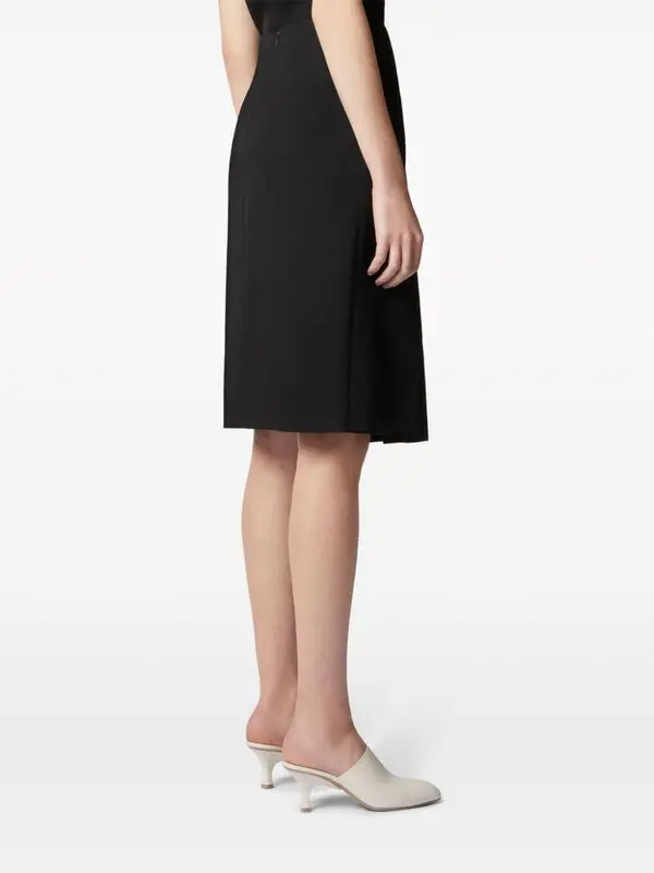 TOD'S Pleated Wool Skirt
