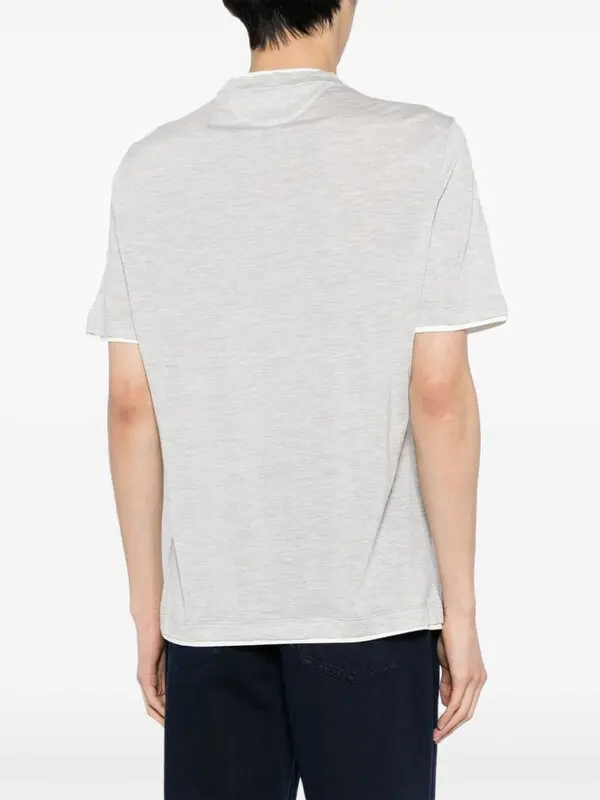 Brunello Cucinelli Layered Cotton T-shirt
