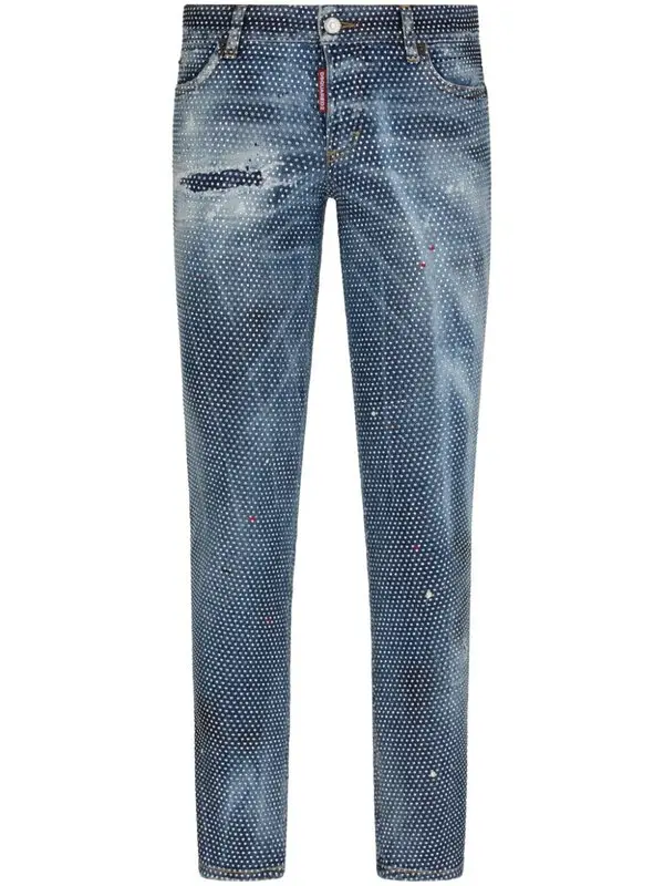 Dsquared2 Sailor Crystal-embellished Jeans