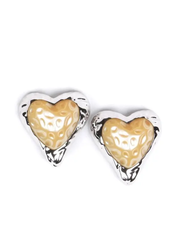 JULIETTA - JULIETTA Heart Clip-On Earrings