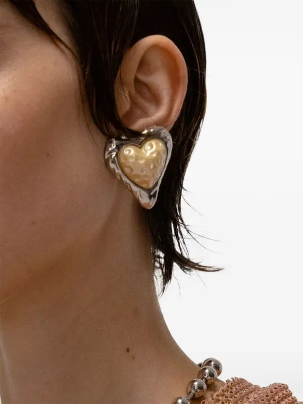 JULIETTA - JULIETTA Heart Clip-On Earrings