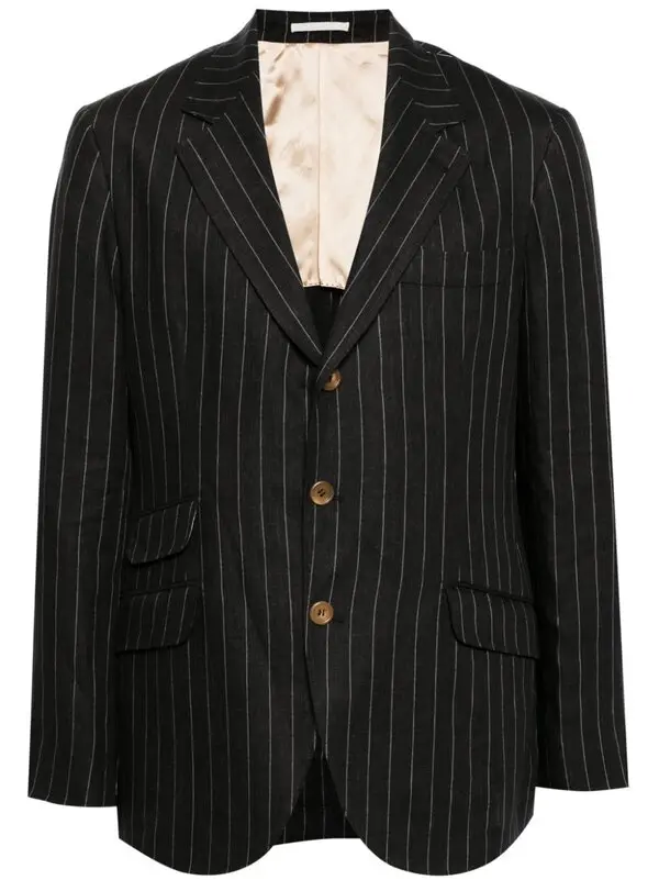 Brunello Cucinelli Pinstripe Virgin Wool Blazer