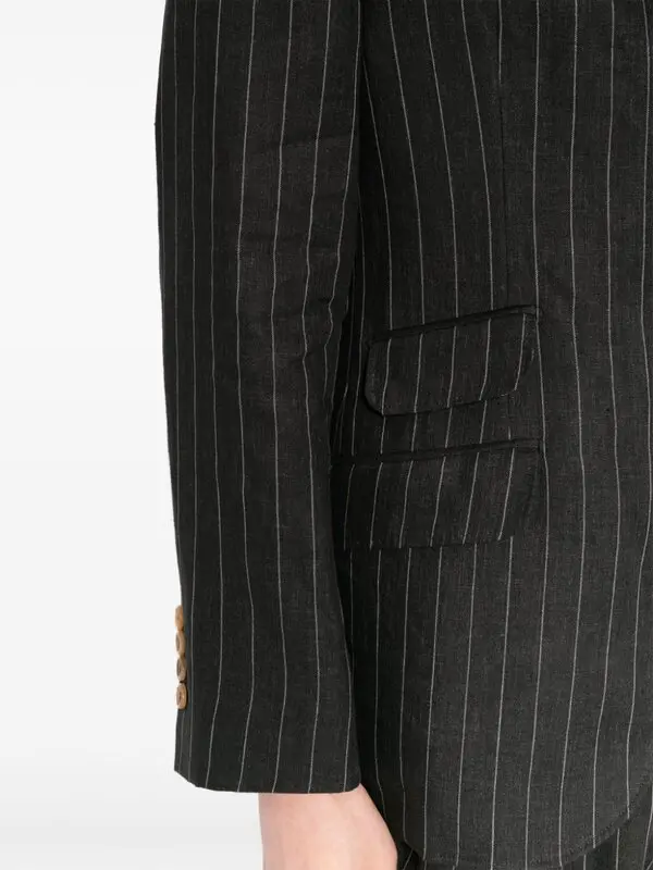 Brunello Cucinelli Pinstripe Virgin Wool Blazer