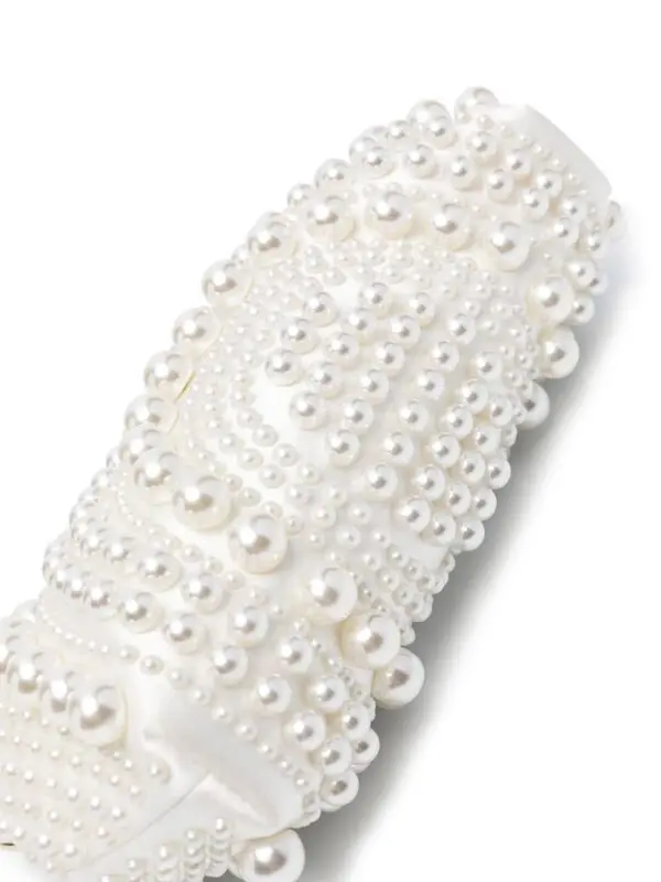 ANYA HINDMARCH Maud Pearl-embellished Clutch