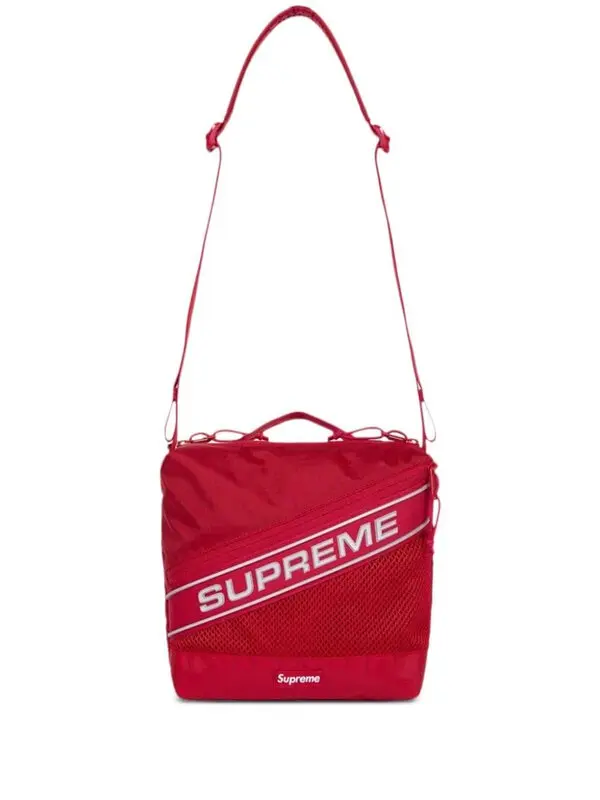 Supreme Reflective Logo Shoulder Bag - Red