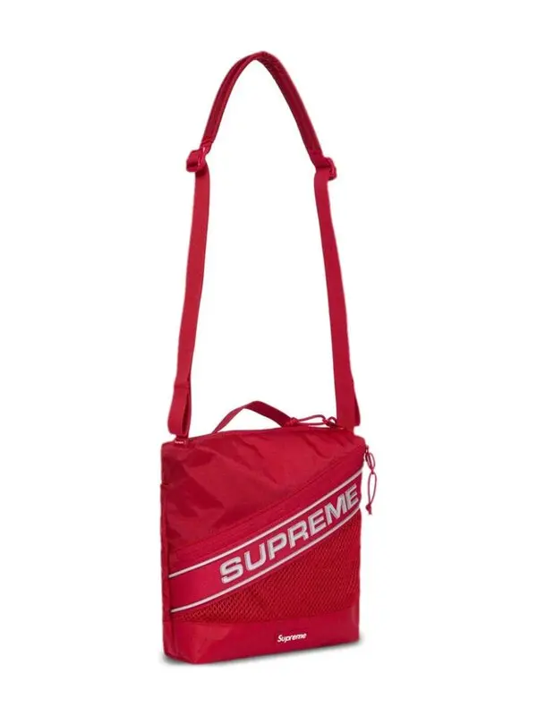 Supreme Reflective Logo Shoulder Bag - Red