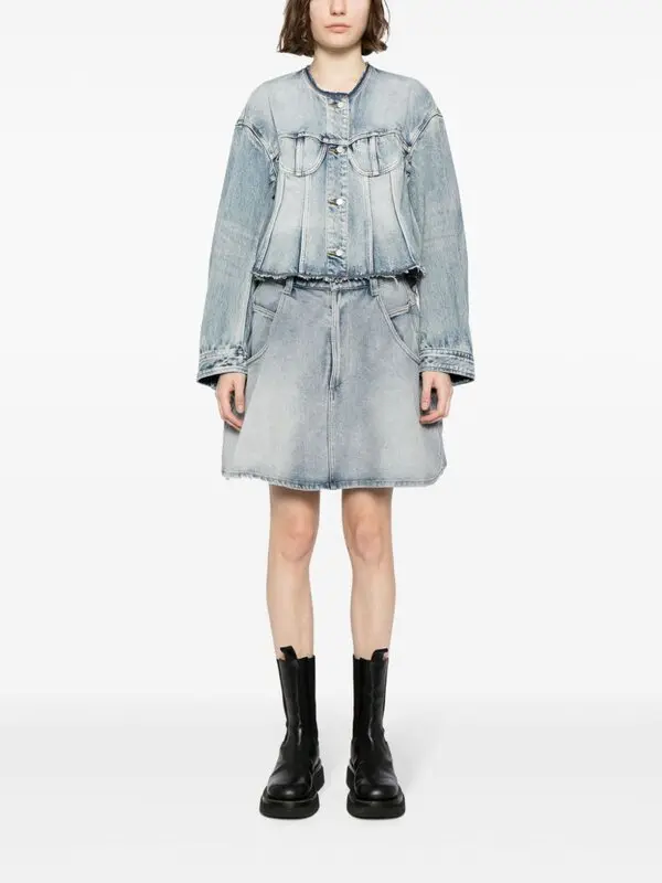 JNBY A-line Denim Mini Skirt