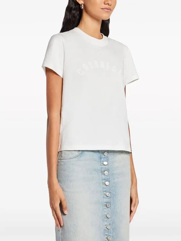 COURREGES Ac Straight Cotton T-shirt