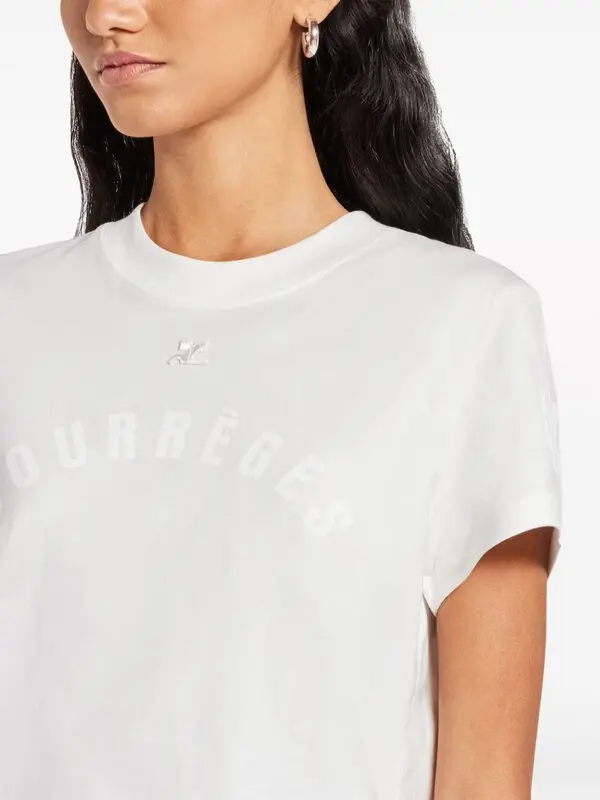 COURREGES Ac Straight Cotton T-shirt