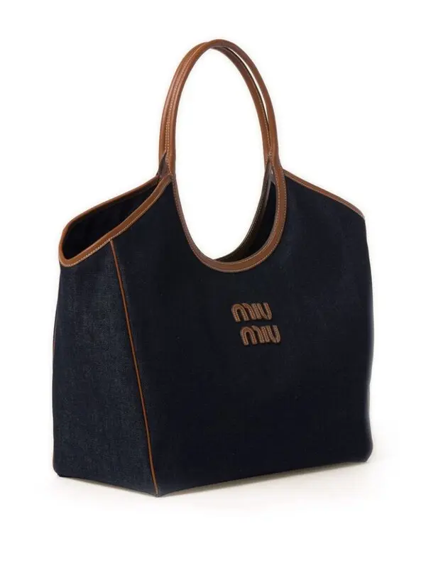 Miu Miu Ivy Denim Tote Bag