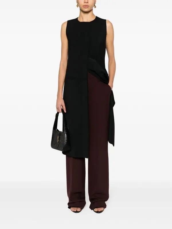 Alberta Ferretti Cut-out Long Gilet