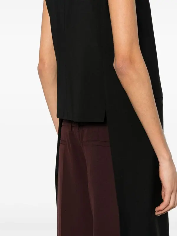 Alberta Ferretti Cut-out Long Gilet