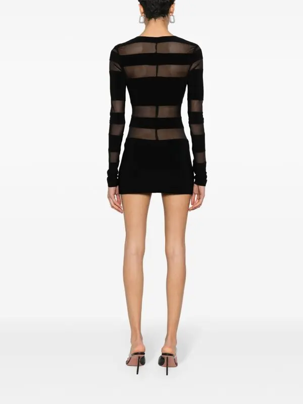 Norma Kamali Pickleball Spliced Mini Dress