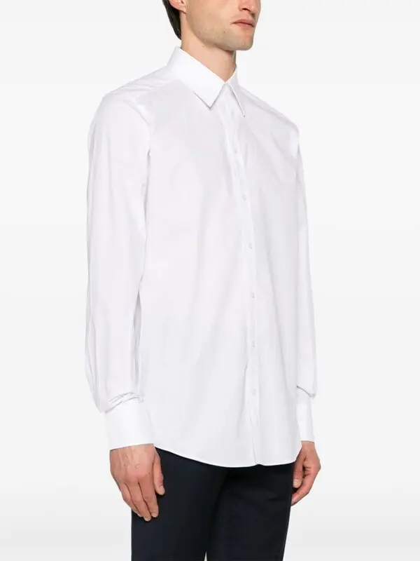 Dolce & Gabbana Long-sleeve Cotton Shirt - White