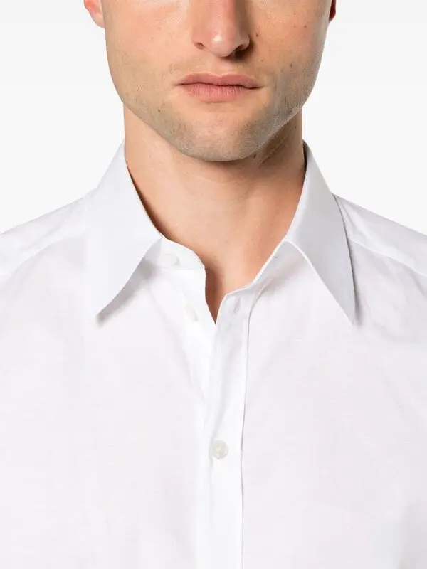 Dolce & Gabbana Long-sleeve Cotton Shirt - White