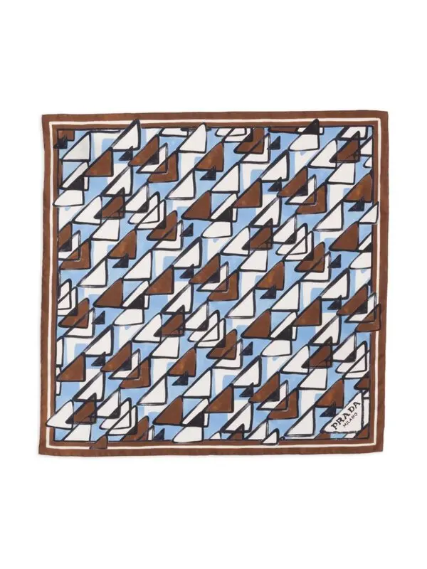 Prada Geometric-print Scarf