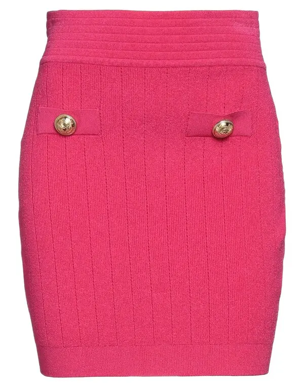 Balmain Mini Knitted Pencil Skirt