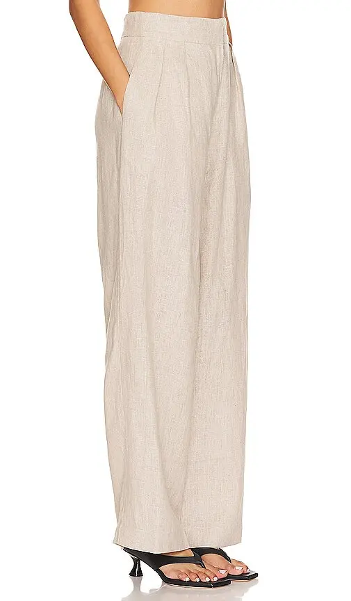 Faithfull The Brand Duomo Linen Trousers - Natural