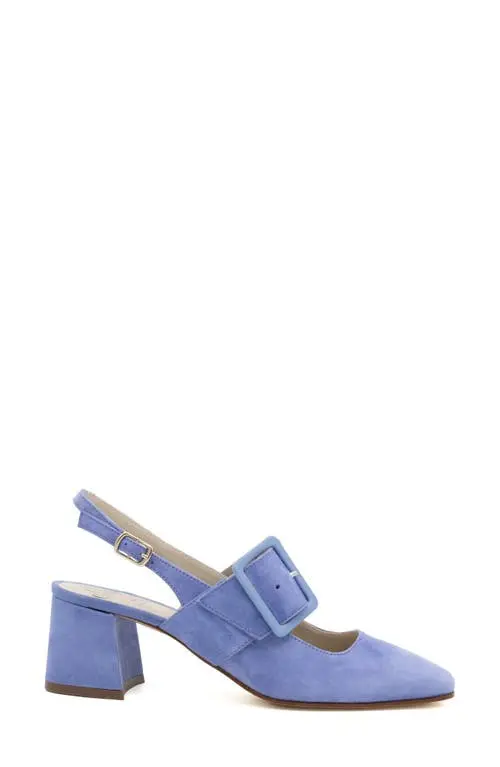 AMALFI BY RANGONI Selva Slingback Pump - Blu Iris Heel Buckle