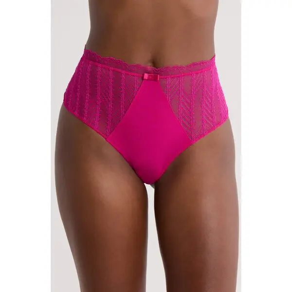Simone Perele Canopee Briefs - Hibiscus Pink