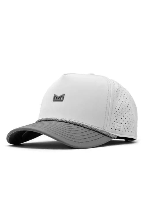 MELIN Odysea Rope Bulls Icon Hydro Baseball Cap - White/grey