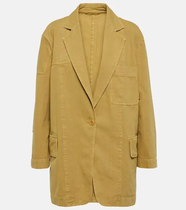 Max Mara Dizzy Oversized Blazer - Yellow