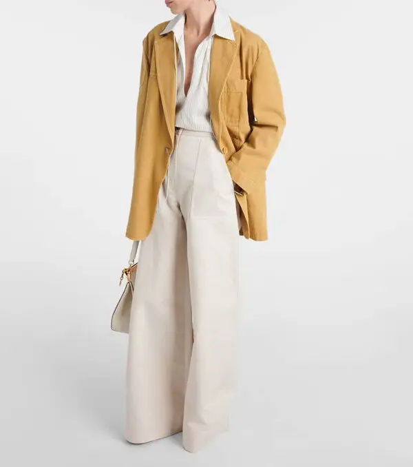 Max Mara Dizzy Oversized Blazer - Yellow
