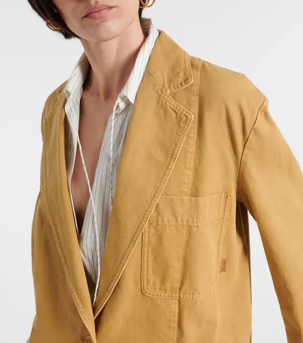 Max Mara Dizzy Oversized Blazer - Yellow
