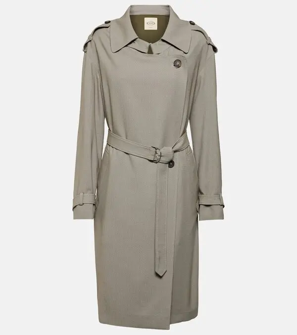 TOD'S Belted Trench Coat