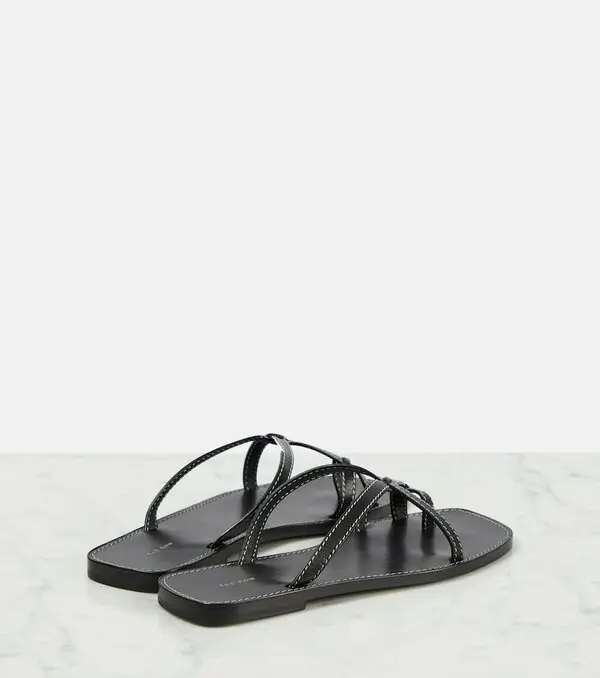THE ROW Link Leather Sandals