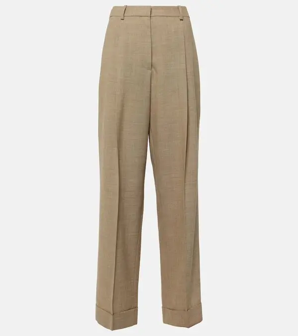 THE ROW Tor Wide-leg Pants - Beige