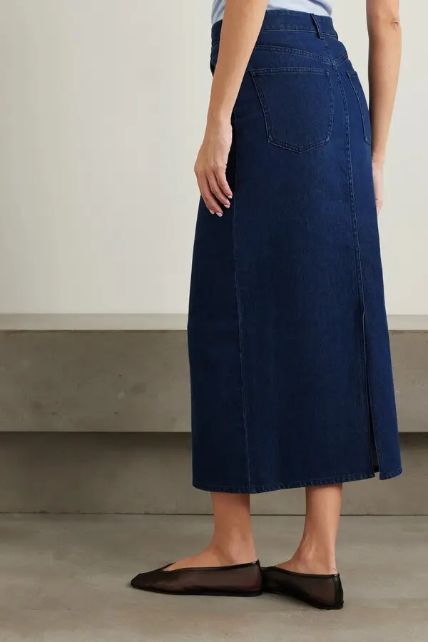 Tove Sera Denim Midi Skirt