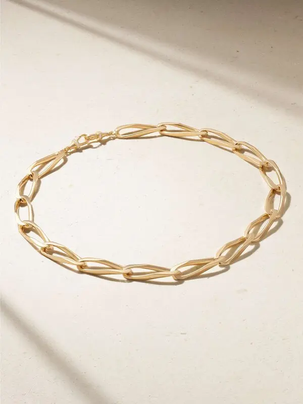 MARIE LICHTENBERG Gourmette 18-karat Diamond Necklace