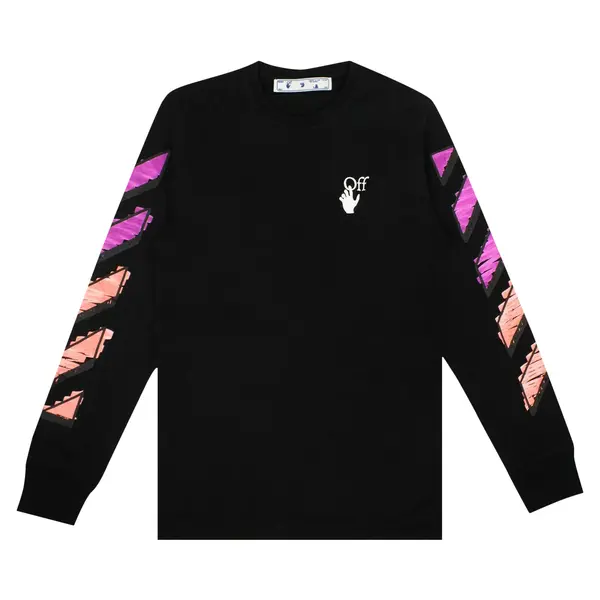 Off-White Marker Long-sleeve Tee - Black