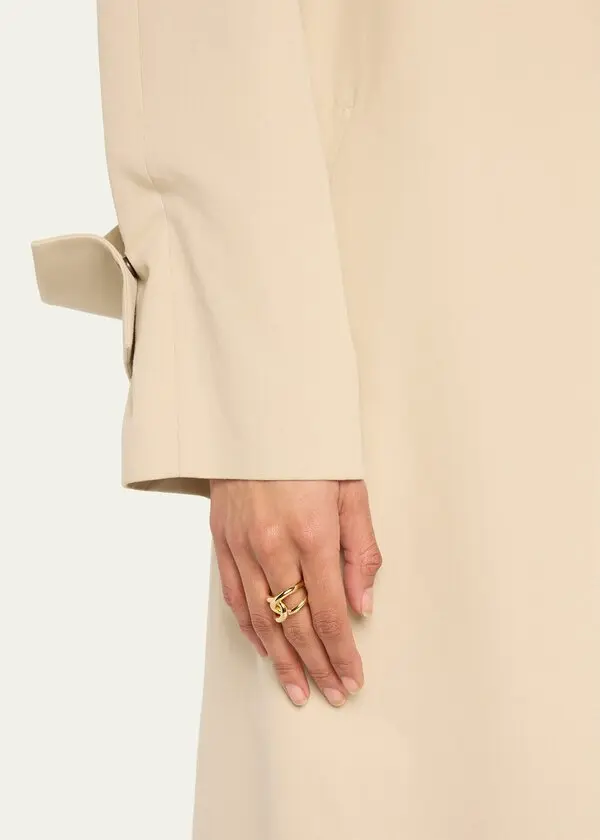 LIÉ STUDIO The Agnes Knot-tie Ring - Silver
