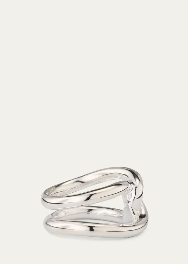 LIÉ STUDIO The Agnes Knot-tie Ring - Silver