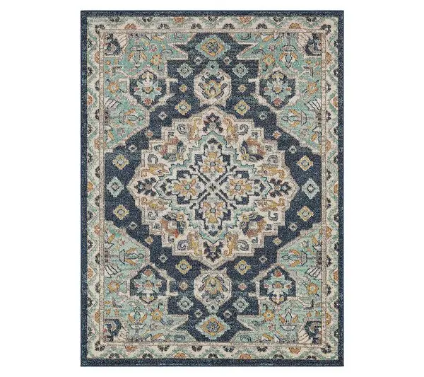 MOHAWK Home Laughton Blue 5' 3' X 8' Area Rug - One-color