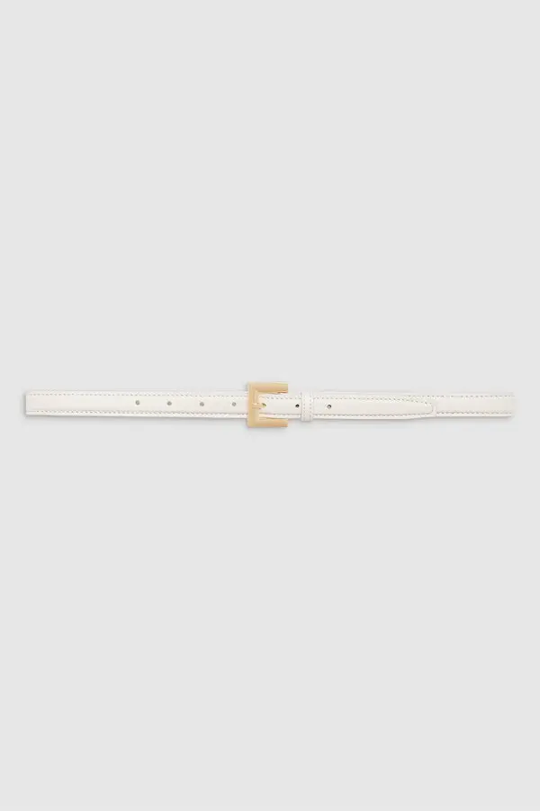 ANINE BING Nicola Leather Belt - 14k Gold