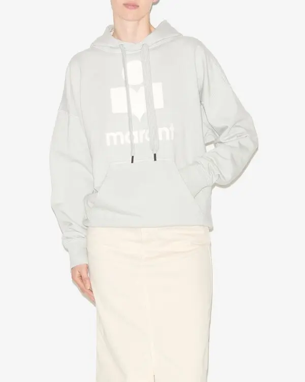 MARANT ETOILE Mansel Sweatshirt - Light Blue/ecru