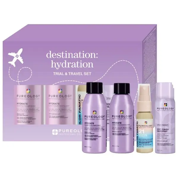 PUREOLOGY Mini On-the-go Hydrate Hair Kit - One-color
