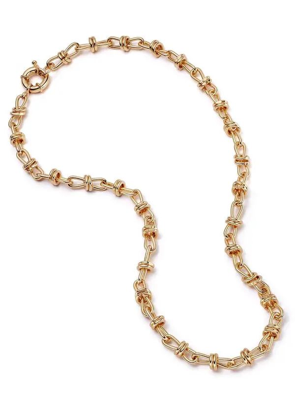 GHOST LONDON X Polly Sayer Knotted Chain Necklace - Gold