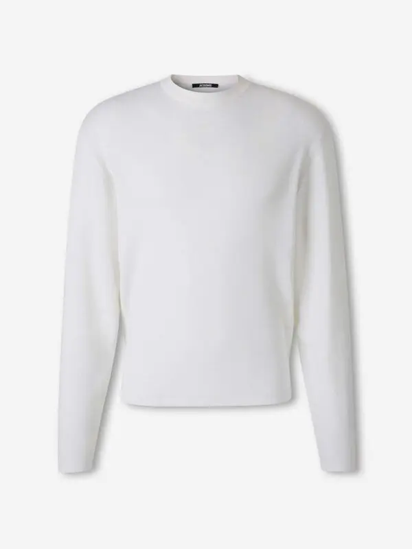Jacquemus Crew Neck Sweater - Beige