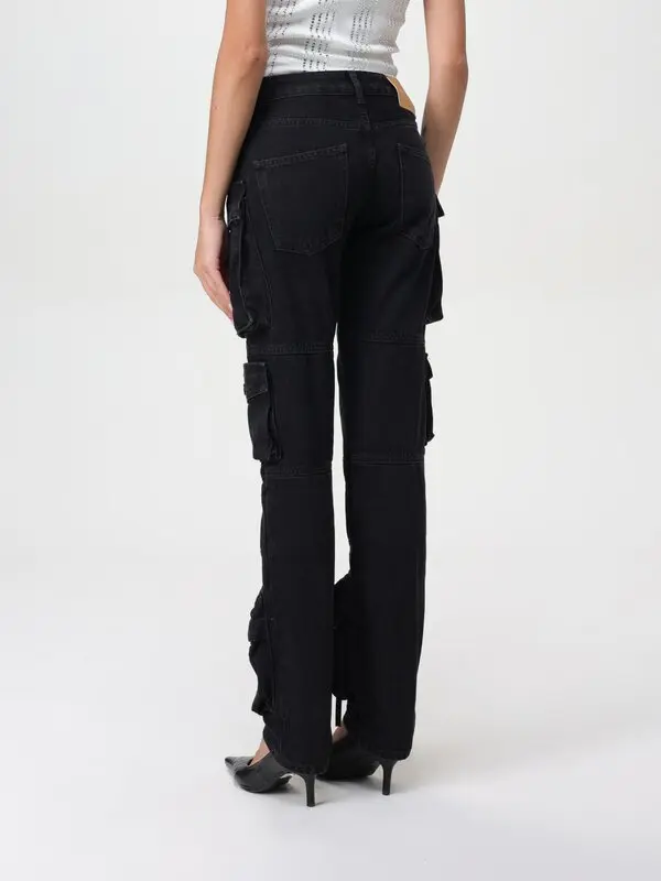 Attico Cargo Jeans - Black