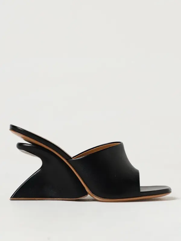 Off-White Heeled Sandal - Black