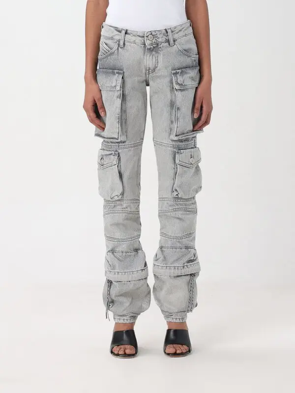 Attico Cargo Jeans - Grey