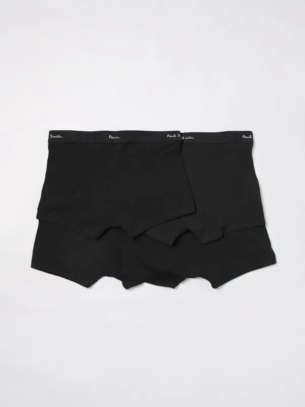 Paul Smith Set Of 3 Cotton Boxers - Black