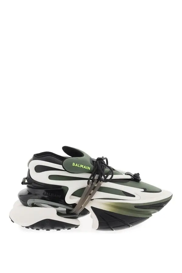 Balmain Unicorn Sneakers - White,green