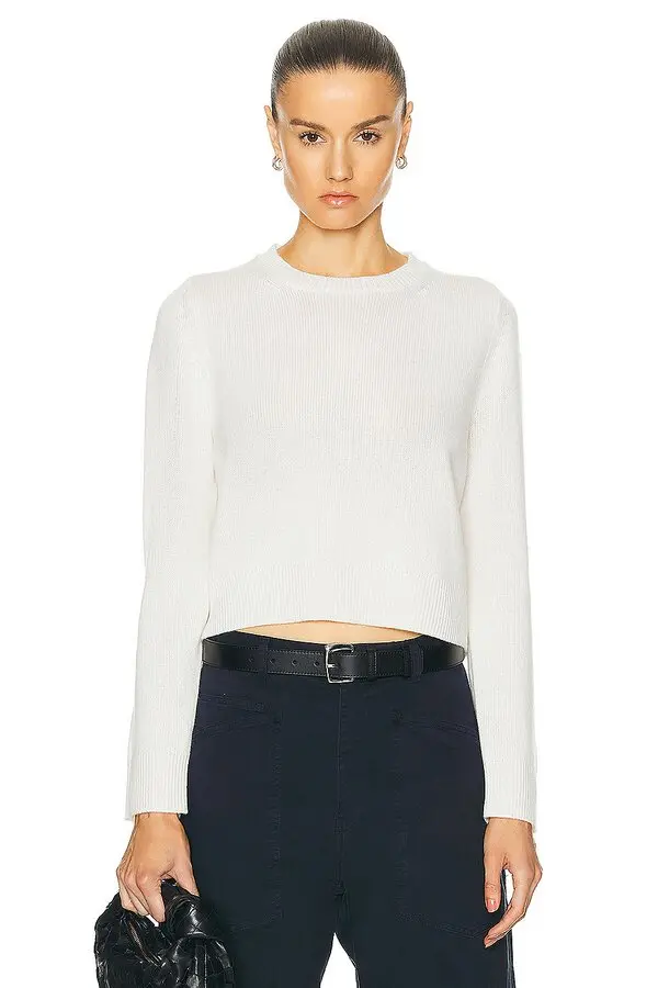 NILI LOTAN Long Sleeve Cashmere Sweater