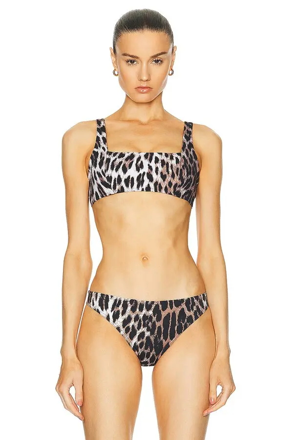 Wolford Bikini Top - Animal Print